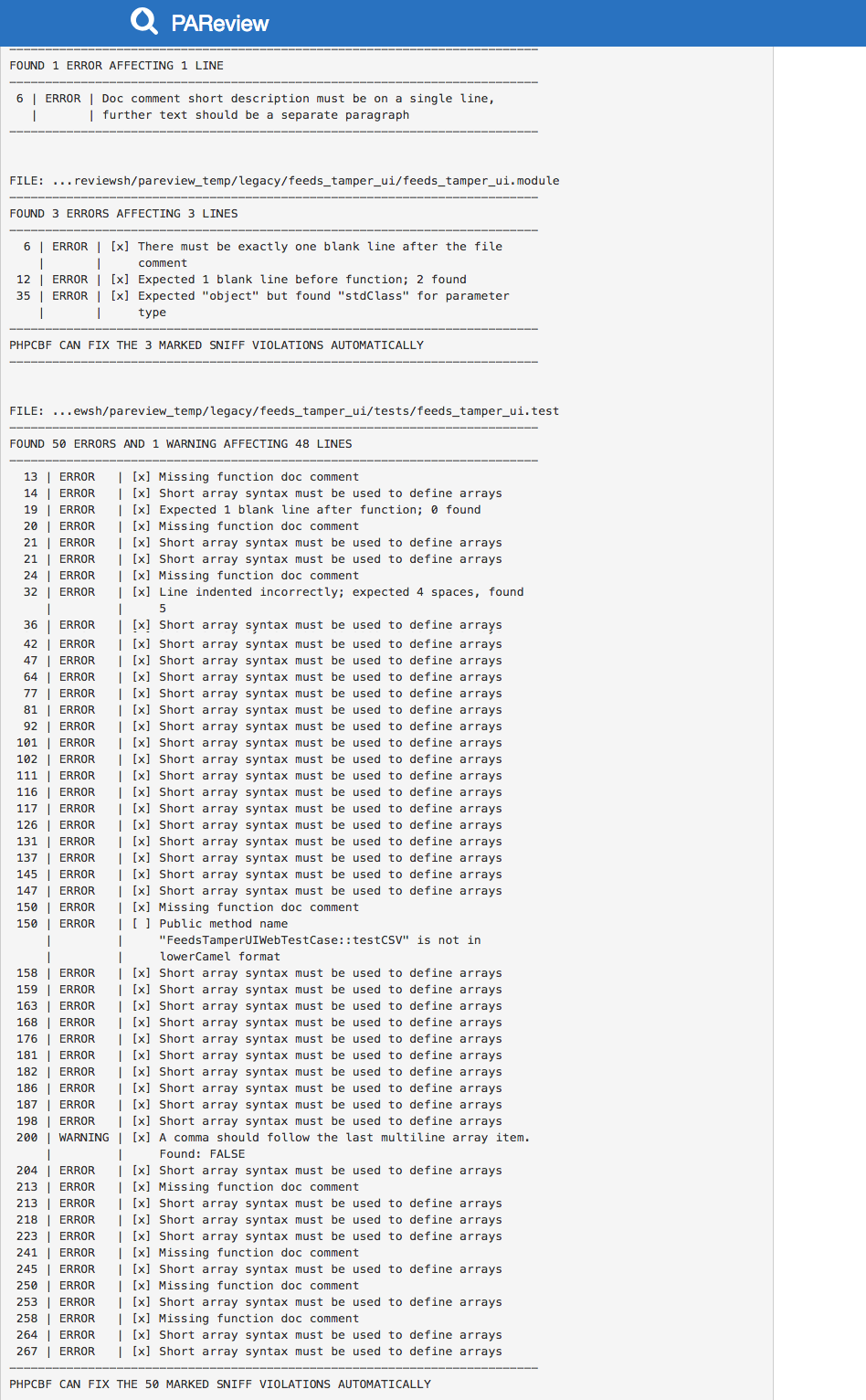 Fix coding standards [#2974244] | Drupal.org